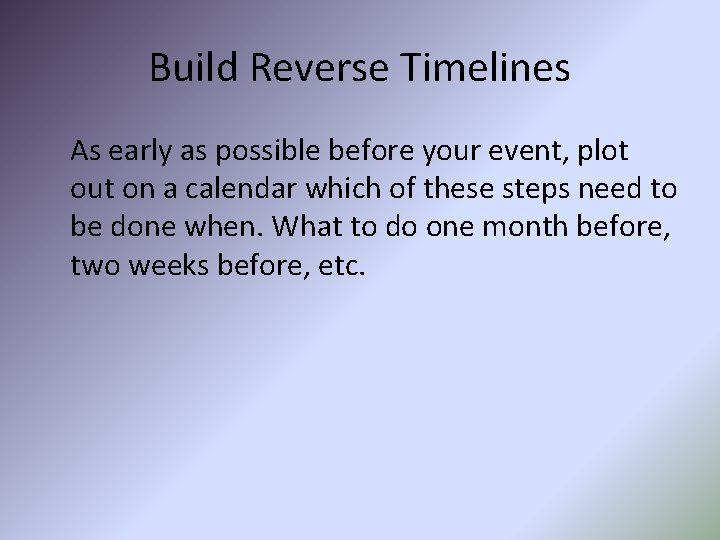 EVENT PUBLICITY PLANNER Developed by Greg Husak Communications