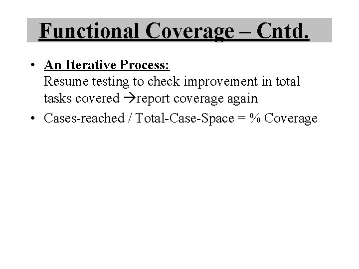 Paper Review Hole Analysis For Functional Coverage Data