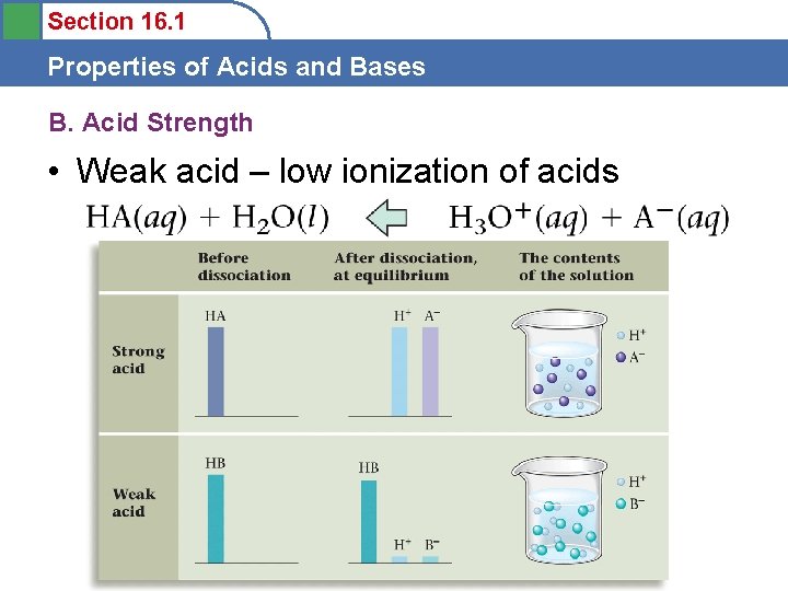 Section 16 1 Properties of Acids and Bases