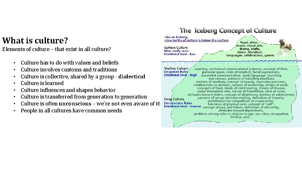 Defining Culture Essential Questions What is culture How