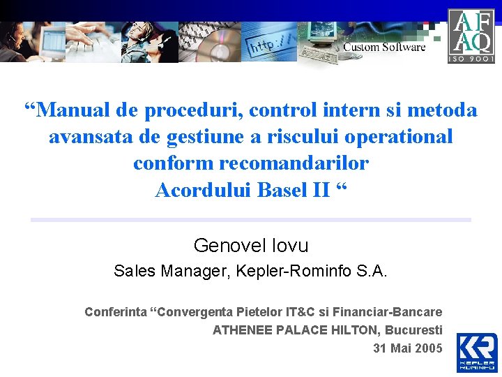 Manual de proceduri control intern si metoda avansata