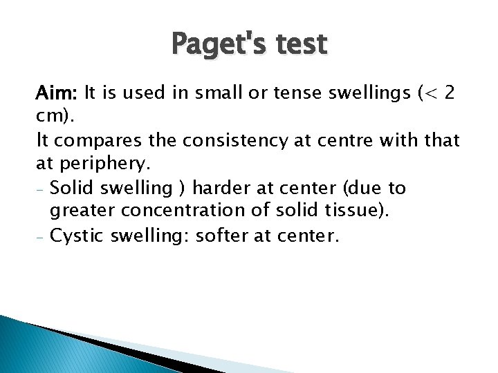Clinical examination of superficial swelling By Esam El