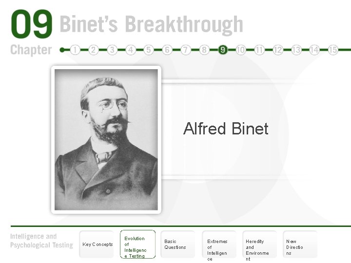 Key Concepts Evolution of Intelligence Testing Basic Questions