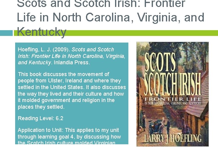 TEXT SET By Jessica Whitehouse A Colonial Town