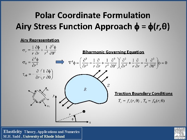 Chapter 8 TwoDimensional Problem Solution Using Airy Stress