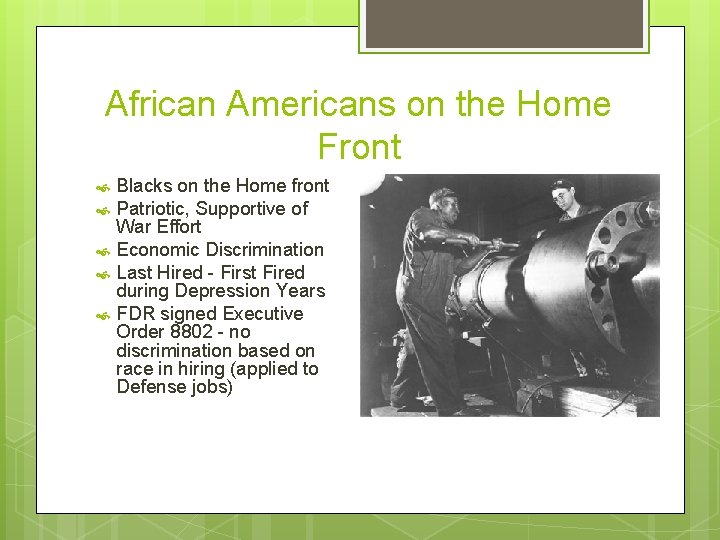 Social Impact of World War II Chioma Friday