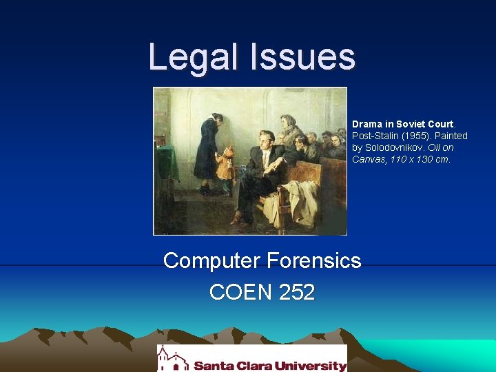 Legal Issues Drama in Soviet Court PostStalin 1955