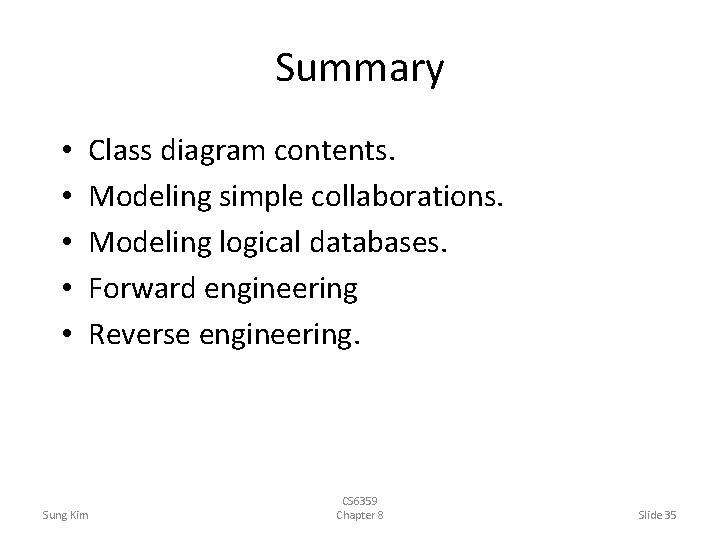 Basic Structural Modeling Pertemuan ke 4 Classes Overview