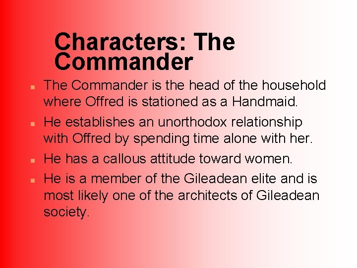 Margaret Atwoods The Handmaids Tale Background Information and