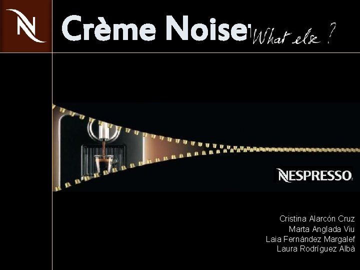 Crme Noisette Cristina Alarcn Cruz Marta Anglada Viu
