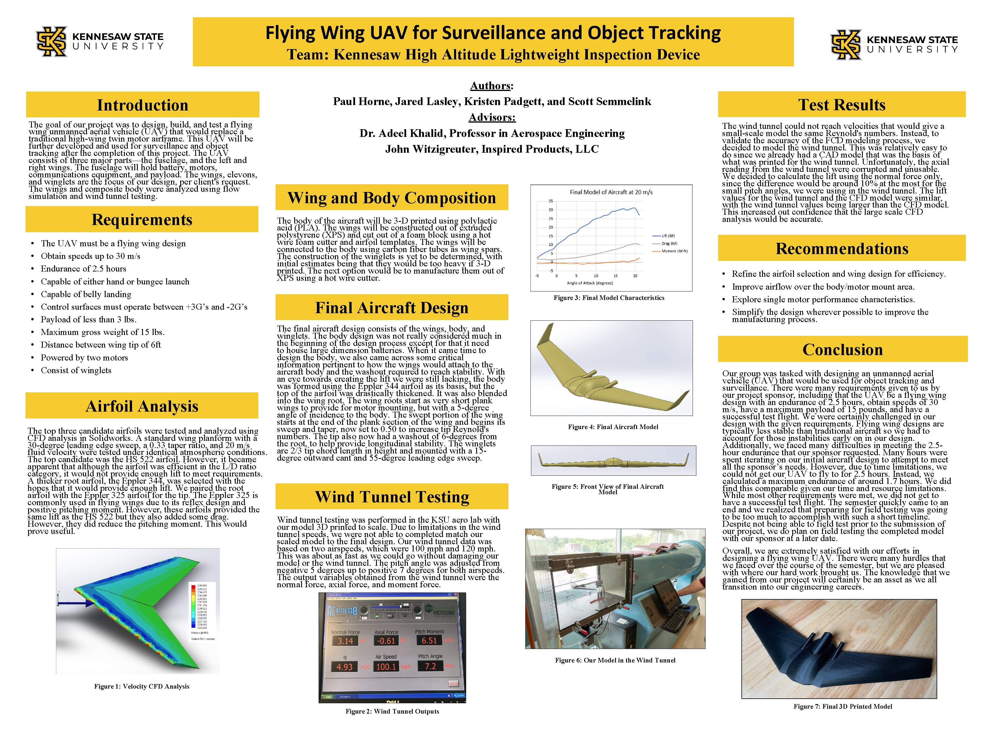 Flying Wing UAV for Surveillance and Object Tracking