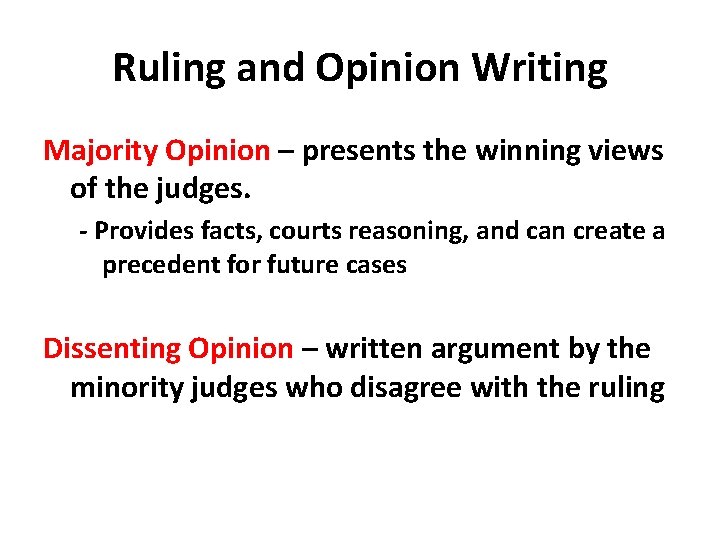 The Judicial Branch The Judicial Branch 3 Levels