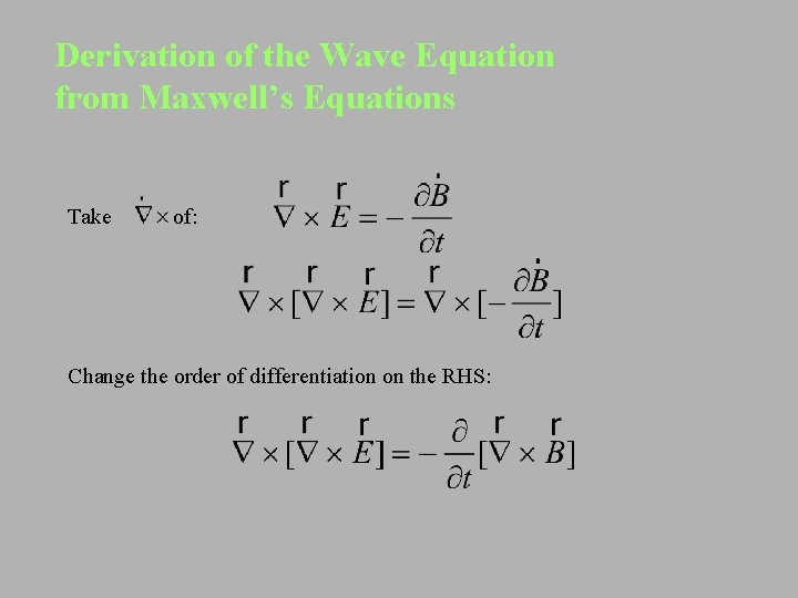 Maxwells Equations Light Waves Longitudinal vs transverse waves