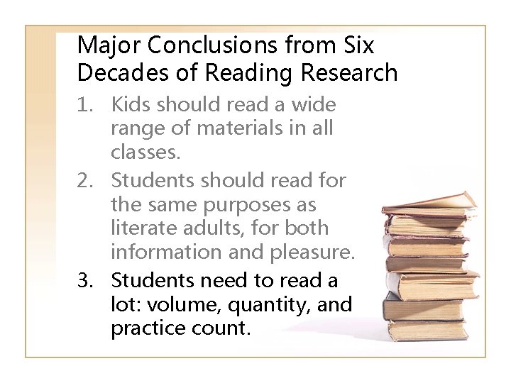 Improving Adolescent Literacy One Library at a Time