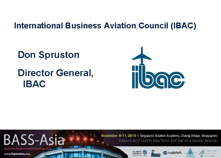 BASS Asia Building Business Aviation Best Practices in