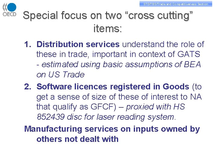 STDTBSTrade and Competitiveness Section Agenda Item 5 f
