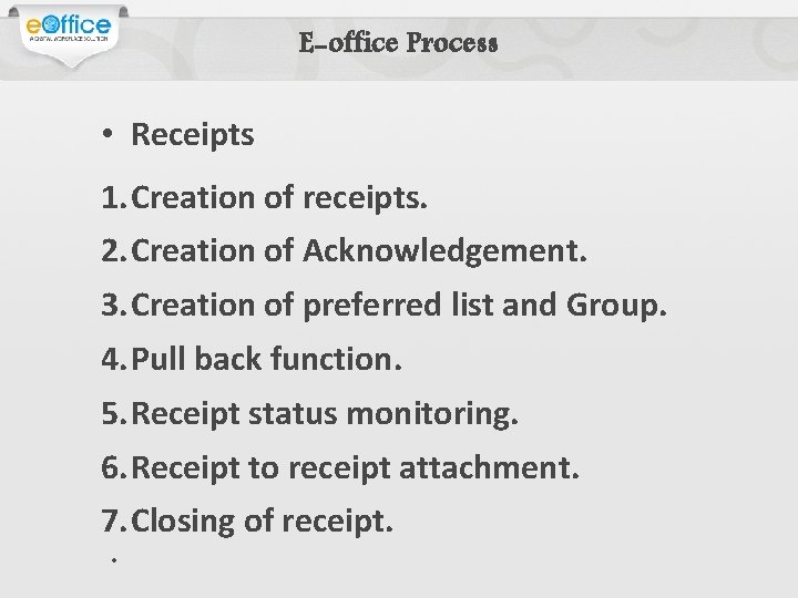 BRBRAITT JABALPUR Presentation on e Office Pleae login
