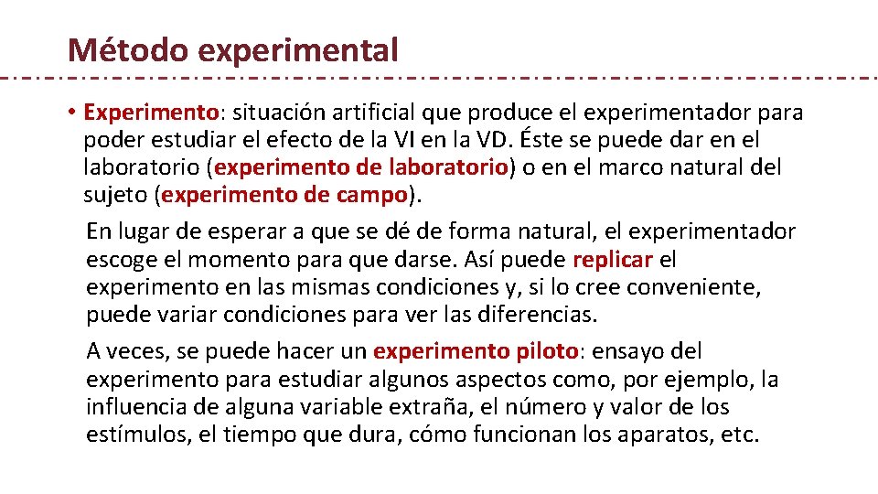Tema 5 Mtodo y diseos experimentales Marta Beranuy