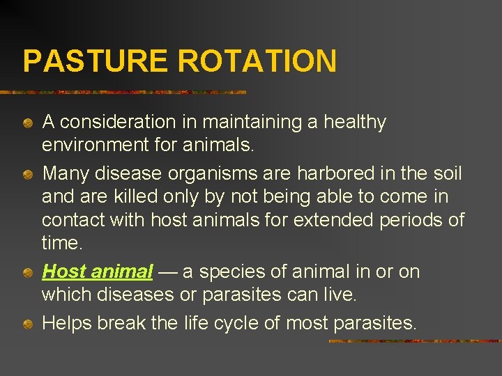 ANIMAL HEALTH Bellwork Identify two reasons why learning
