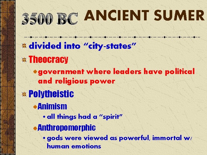 EARLY CIVILIZATIONS ANCIENT MESOPOTAMIA Mesopotamia Land between the