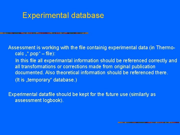 CT 15 Creating thermodynamic databases Examples using databases