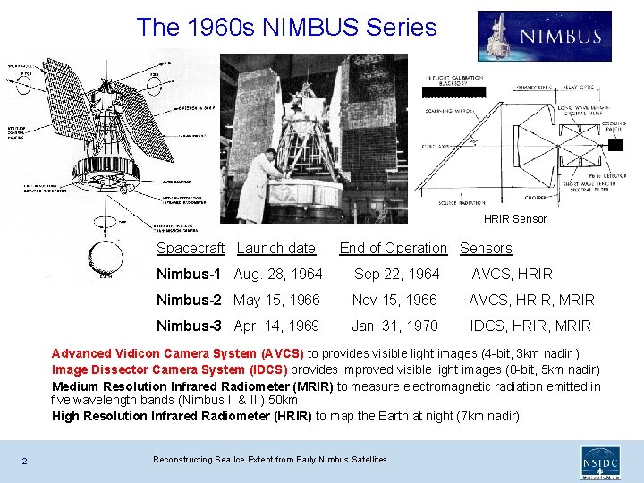 Reconstructing Sea Ice Extent from Early Nimbus Satellites