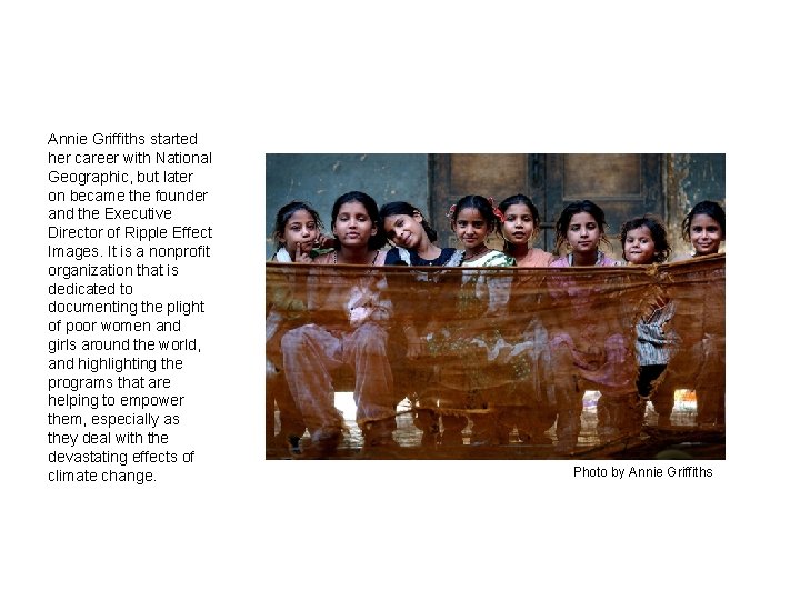 Media 175 Principles of Digital Photography Photographer Annie