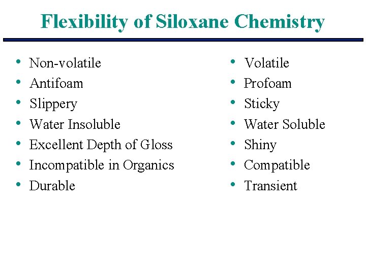 Basic Silicone Chemistry I Silicone Family Tree Fluids