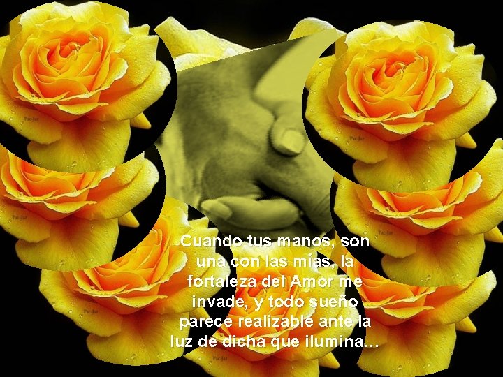 Cuando tus manos son una con las mas