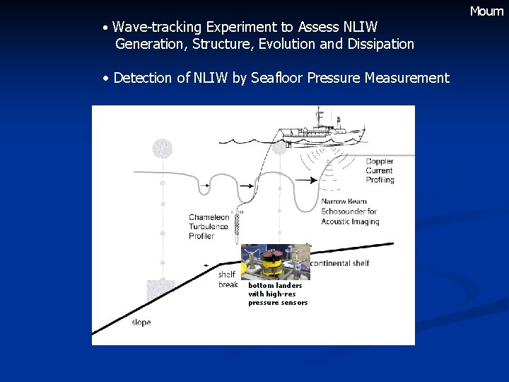 Wavetracking Experiment to Assess NLIW Generation Structure Evolution