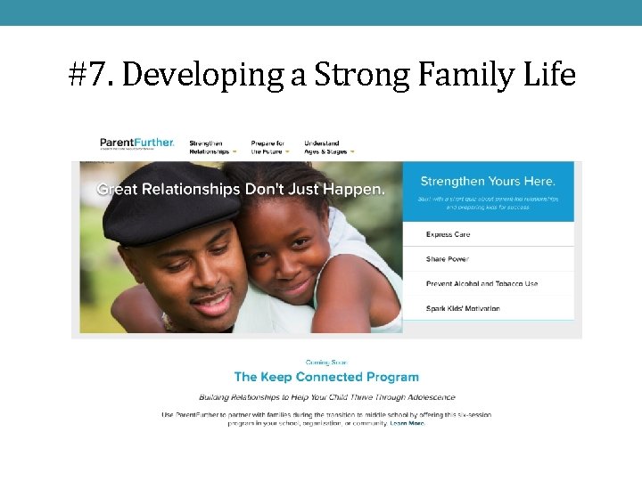 DEVELOPING A STRONG FAMILY LIFE EMPOWERING PARENTS Family