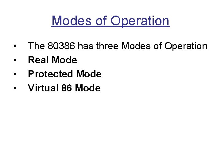 The 80386 The 80386 K Raghunathan Chartered Engineer