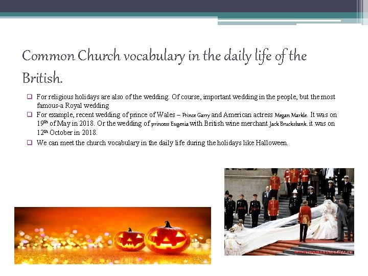 English vocabulary related to Church and religion Student