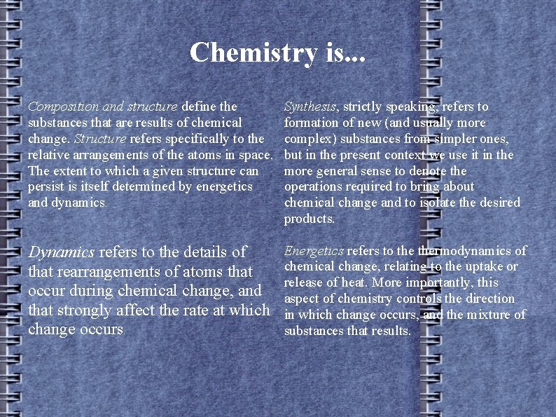 Welcome to Mrs Pruss Honors Chemistry Class Unit
