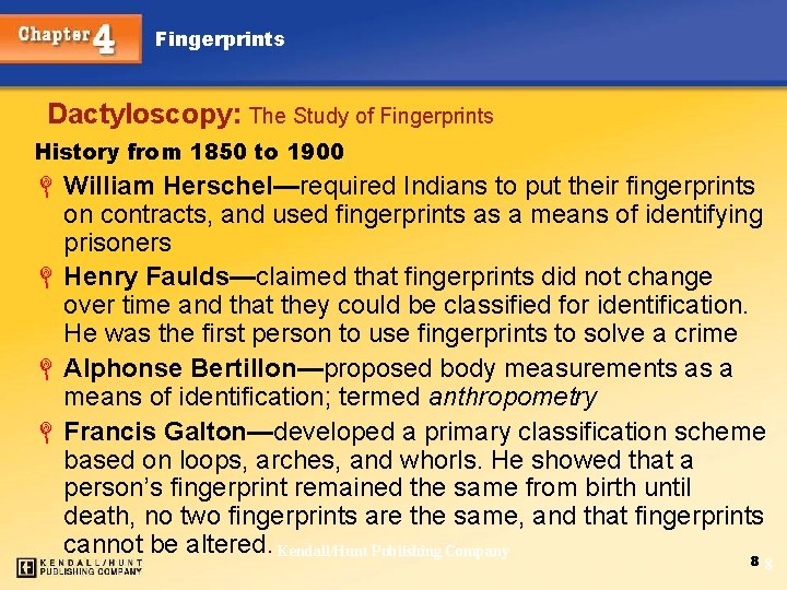 Fingerprints Fingerprints History Chinese clay seals bearing friction