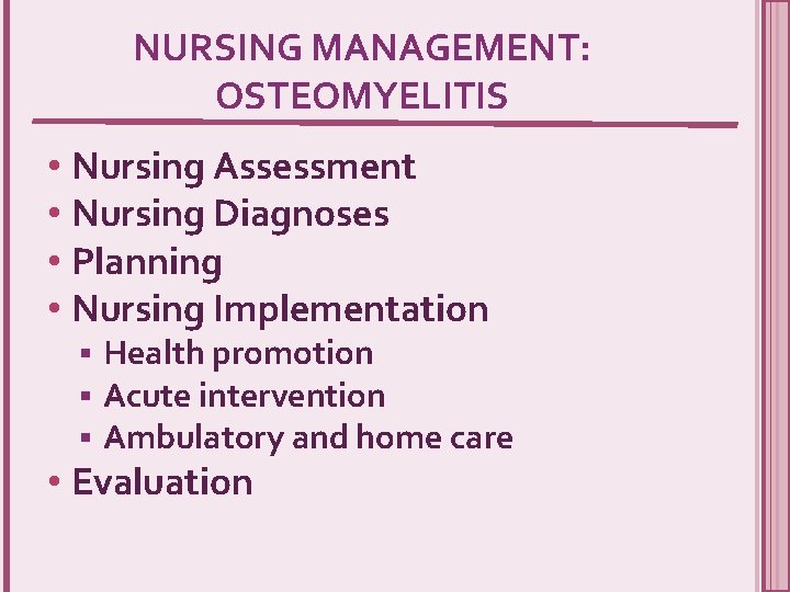 MUSCULOSKELETAL PROBLEMS ARTHRITIS AND CONNECTIVE TISSUE DISEASES Part