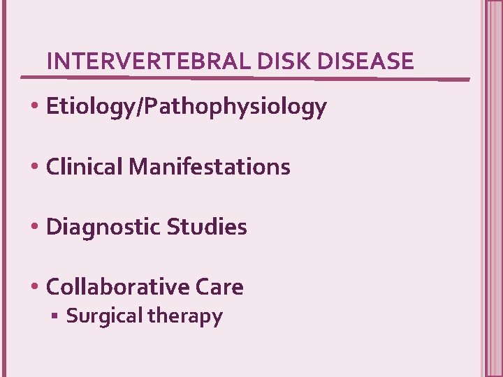 MUSCULOSKELETAL PROBLEMS ARTHRITIS AND CONNECTIVE TISSUE DISEASES Part