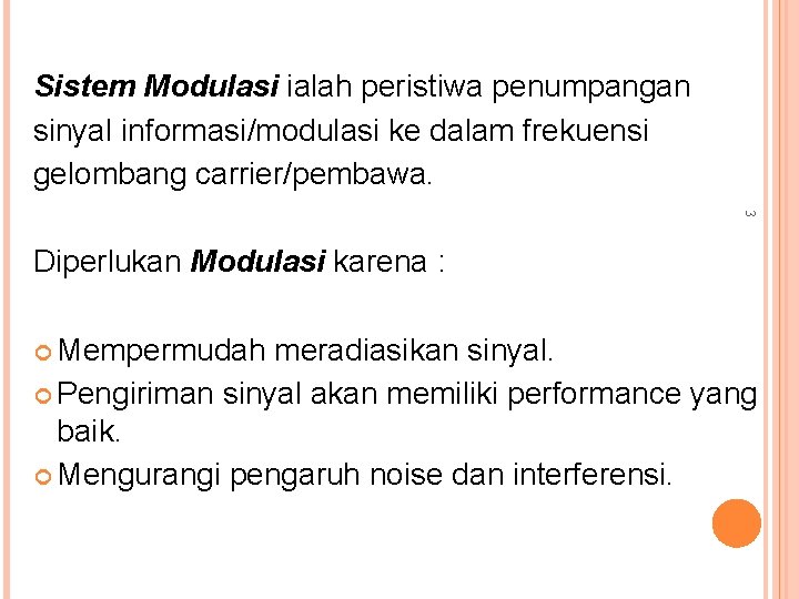 MODULASI ANALOG AMDSBSC AMDSBFC AMSSB AMVSB 1 Sistem