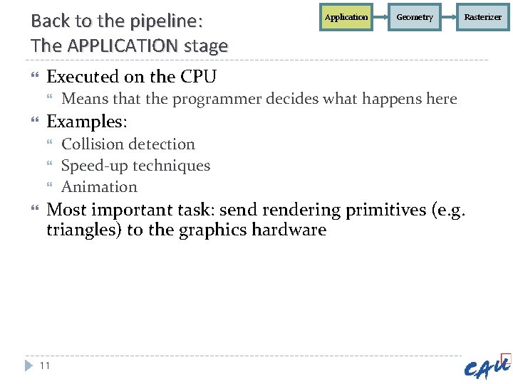 Realtime Rendering Introduction Graphics Pipeline Raster Graphics Lower