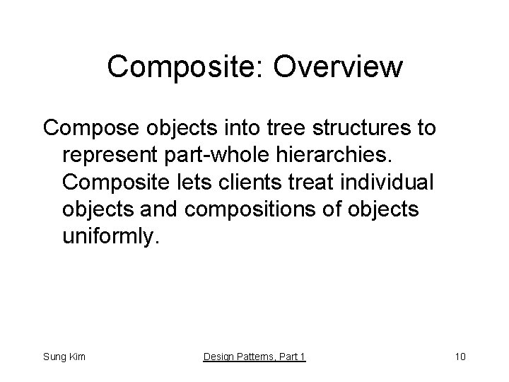 Design Patterns Part 1 Elements of Reusable Objectoriented