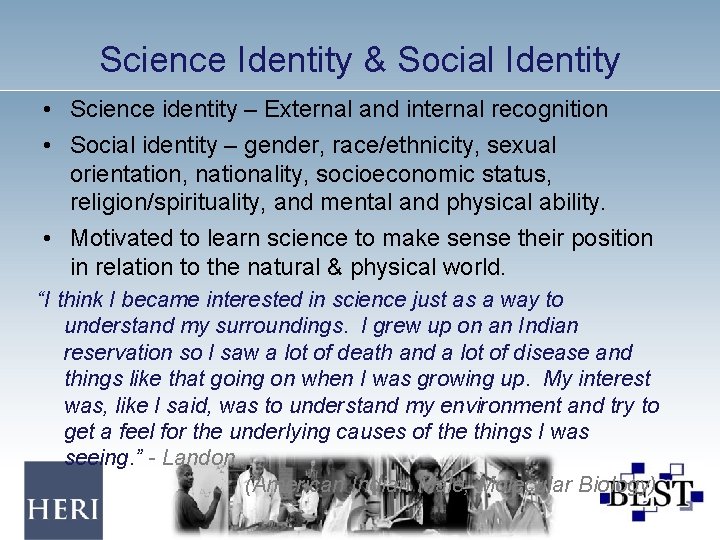Exploring the Intersectionality of Science and Racial Identity