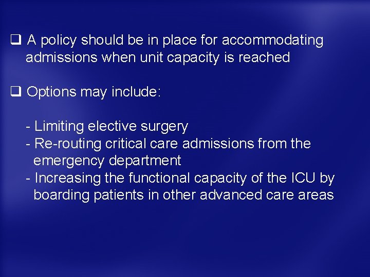 Guidelines for ICU Admission Discharge and Triage Akram