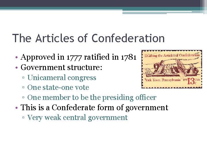 The Constitution A Brief History Colonial Policies King