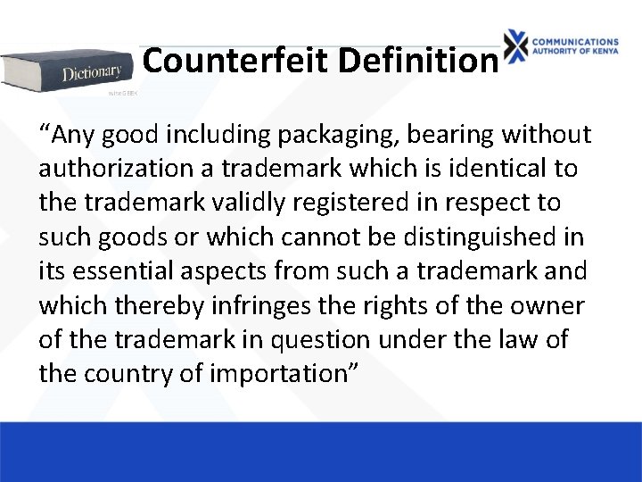Framework for combating Importation Supply and Use of