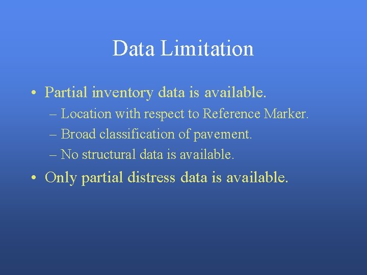 Development of GIS integrated Pavement Management System PMS