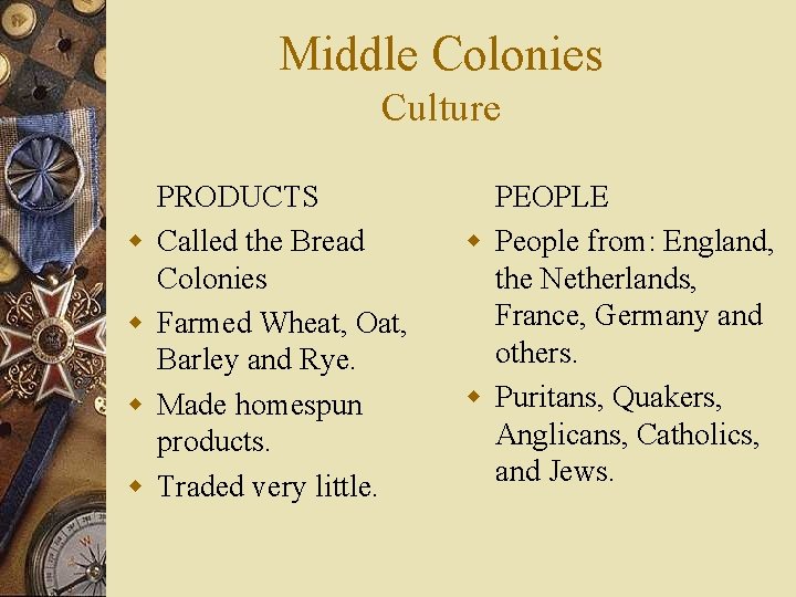 Colonial Regions Environment Culture and Migration TakeOff Environmental