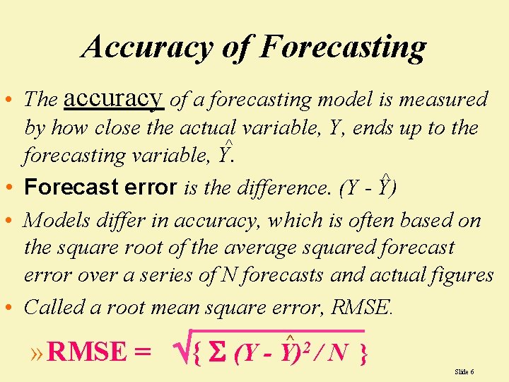 Business and Economic Forecasting Chapter 5 Demand Forecasting