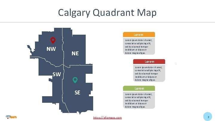 Editable Power Point Templates Canada Calgary Map May