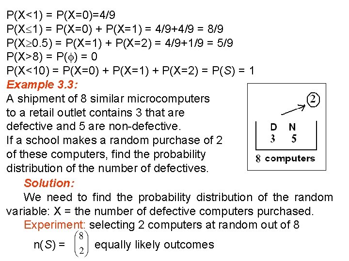 Chapter 3 Random Variables and Probability Distributions 3