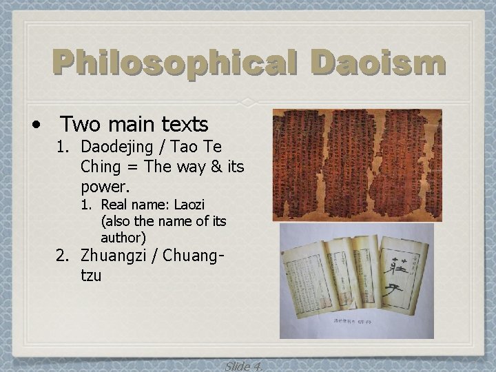 Daoism RELS 110 World Religions Possible exam questions